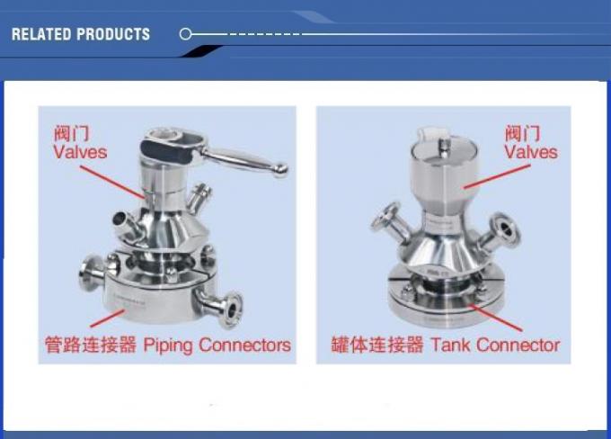 Hygienic Aseptic Connection Stainless Steel Sanitary Fittings From 1"-4 ...