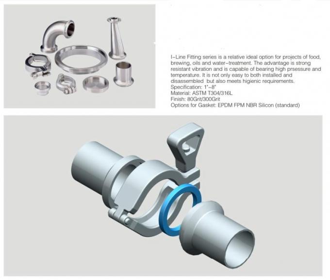 I LINE clampe Stainless Steel Sanitary Fittings I LINE union I LINE ...