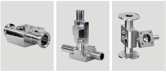 Stainless steel 316L Multiport Phamacy Sanitary Diaphragm Valves with ...