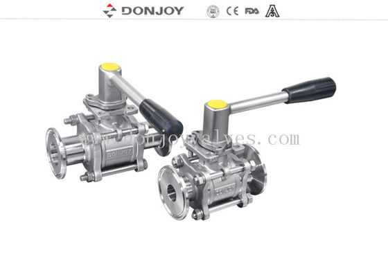 1 inch Non-retention full port ball valve with triclamp Connection and ...