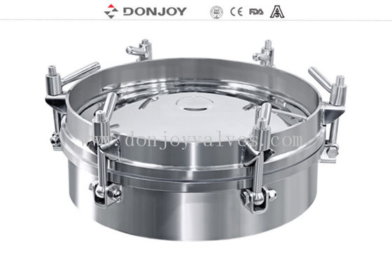 Mirror Ss316 Tank Manhole Cover Elliptical Inward Opening Pressure 435× ...