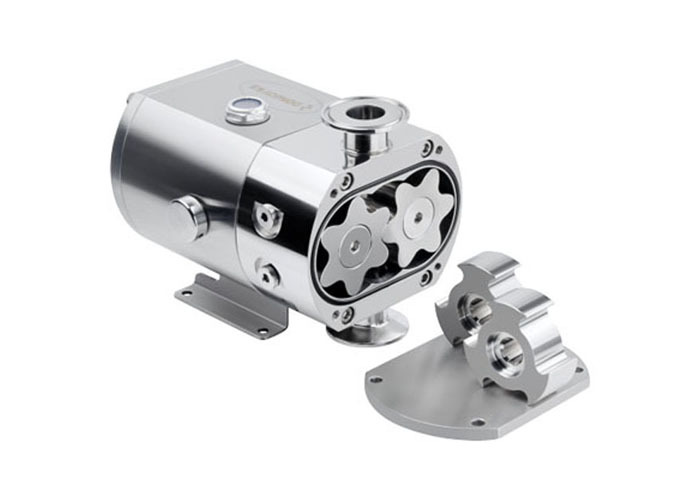 STUR-10 Mini Lobe Pump with 5-Leave Rotors & Tri Clamp