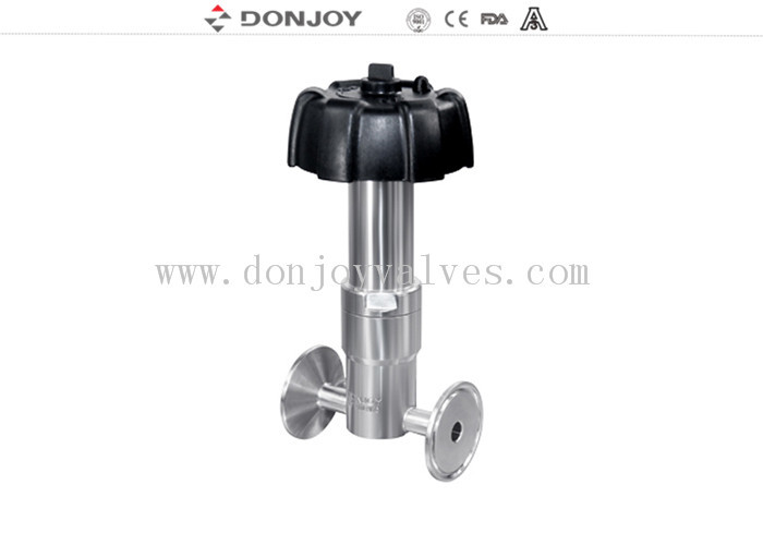 CFM8/316L High Purity Handle Angle Seat Valve , Sanitary Manual Globe ...