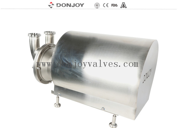 CIP stainless steel hygienic pump with self priming function with 316L
